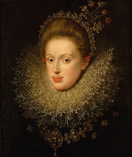 Portrait of Anna of Austria by Hans von Aachen Portrait of Anna of Austria by Hans von Aachen